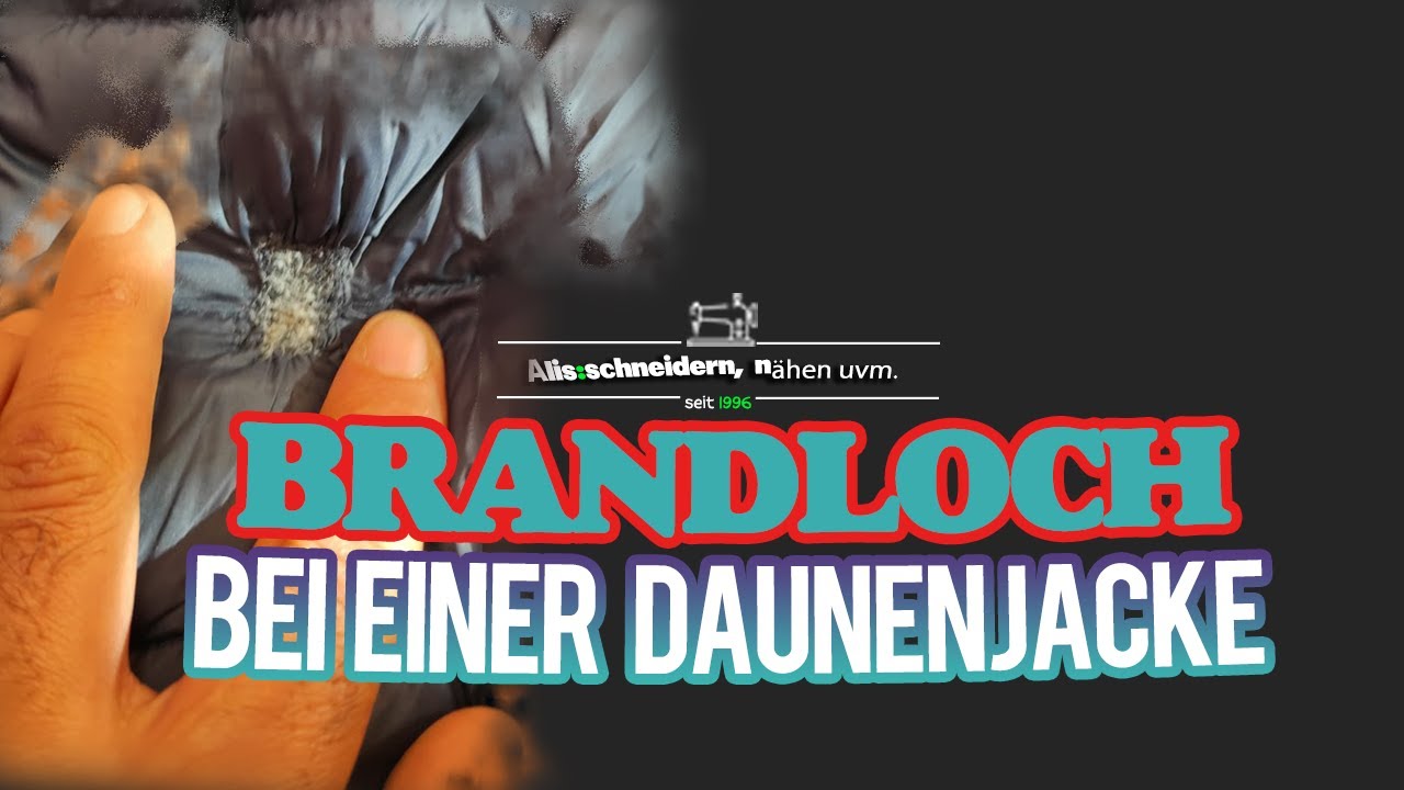 Brandloch In Jacke Reparieren