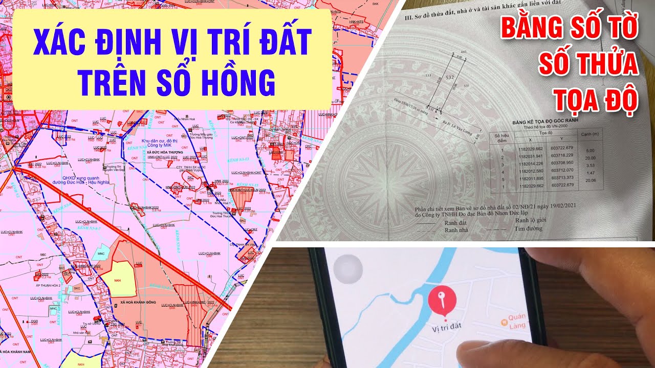 5 Cách Xác định Vị Trí đất Trên Sổ Hồng Bằng Số Tờ Số Thửa Và Tọa độ