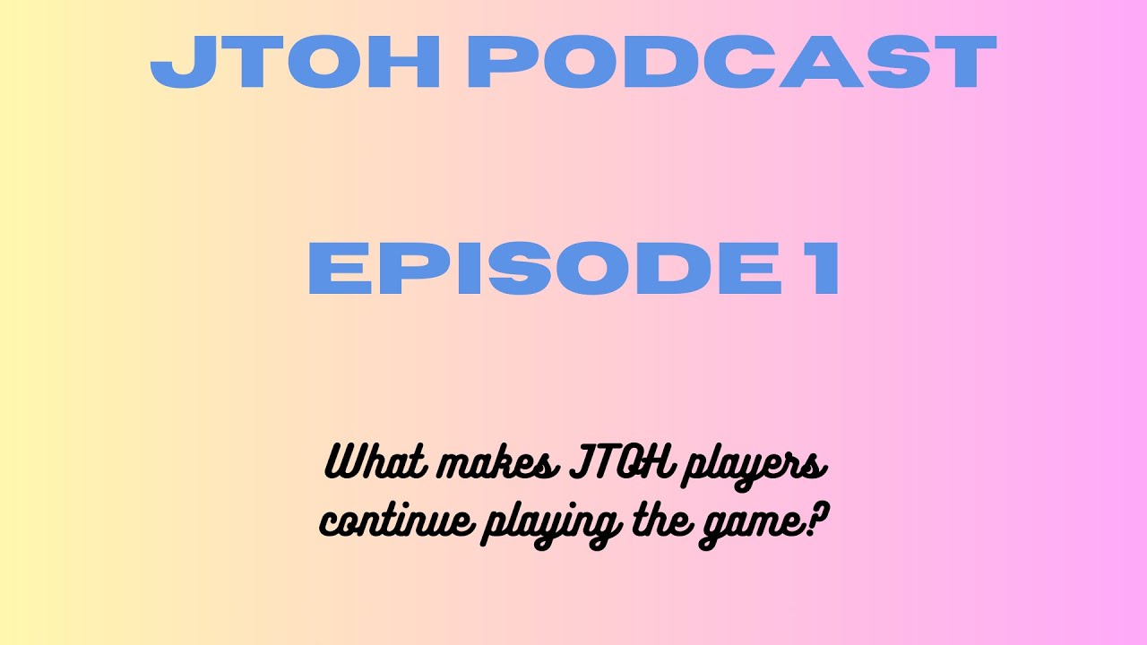 JTOH podcast: Episode 1 - YouTube