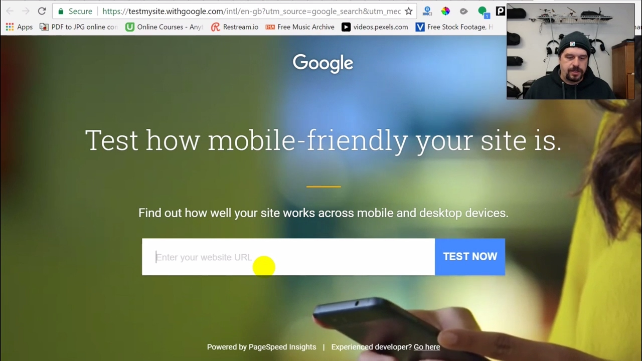 Google Search Popup On Mobile Friendliness - YouTube