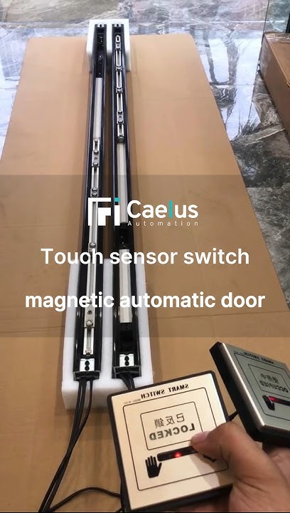 Magnetic automatic door，hand sensor smart switch. #home #automaticdoor ...