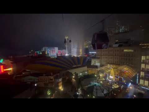 Cable car 🚠 night view in Malaysia 🇲🇾 #shortvideo #youtubeshorts #travel #reels