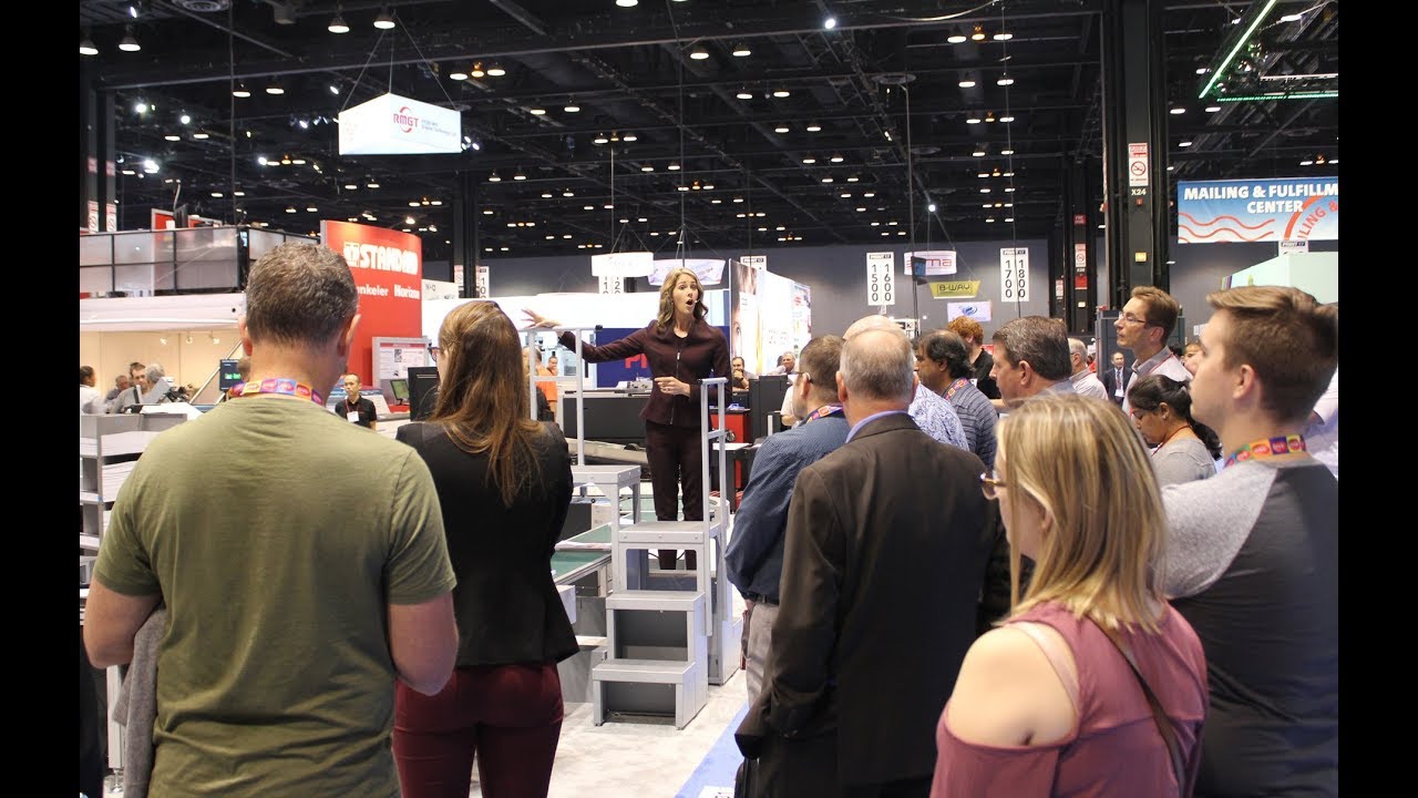 Smart Binding System @ PRINT -Trade Show Presenter Amy McWhirter - YouTube