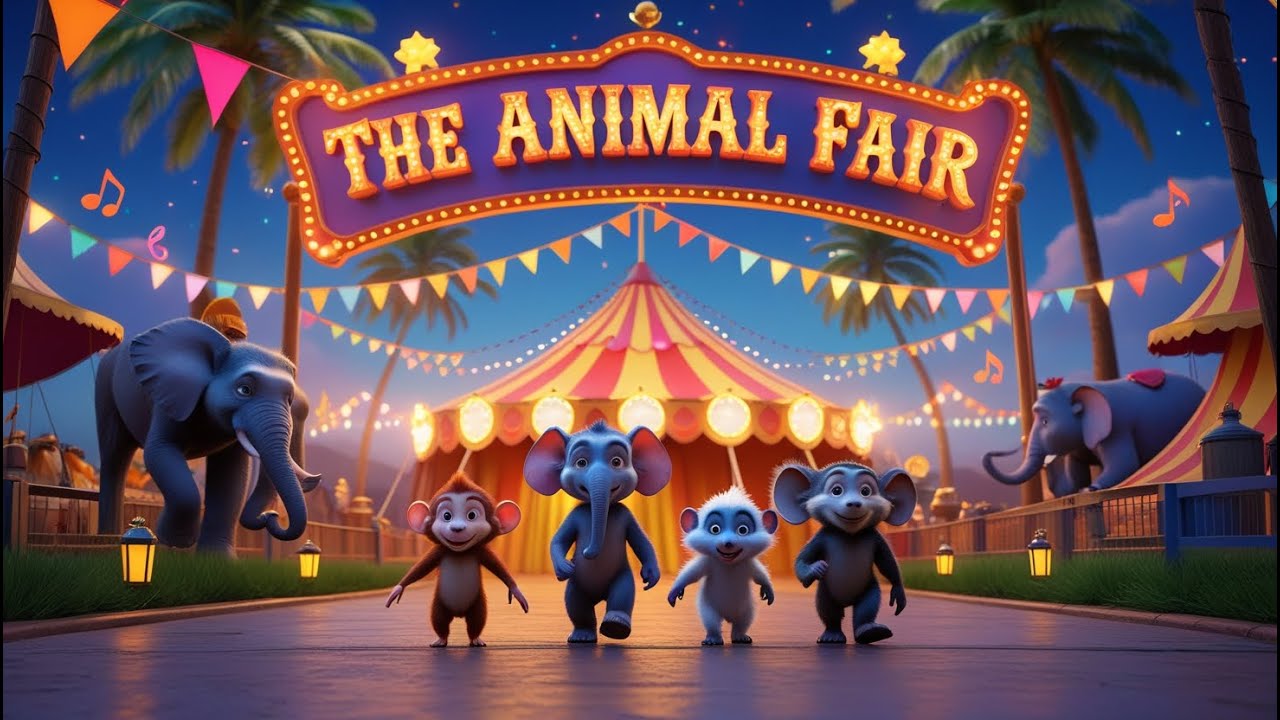 The Animal Fair - NeoKids Nursery Rhymes & Kids Songs Sing Along - YouTube