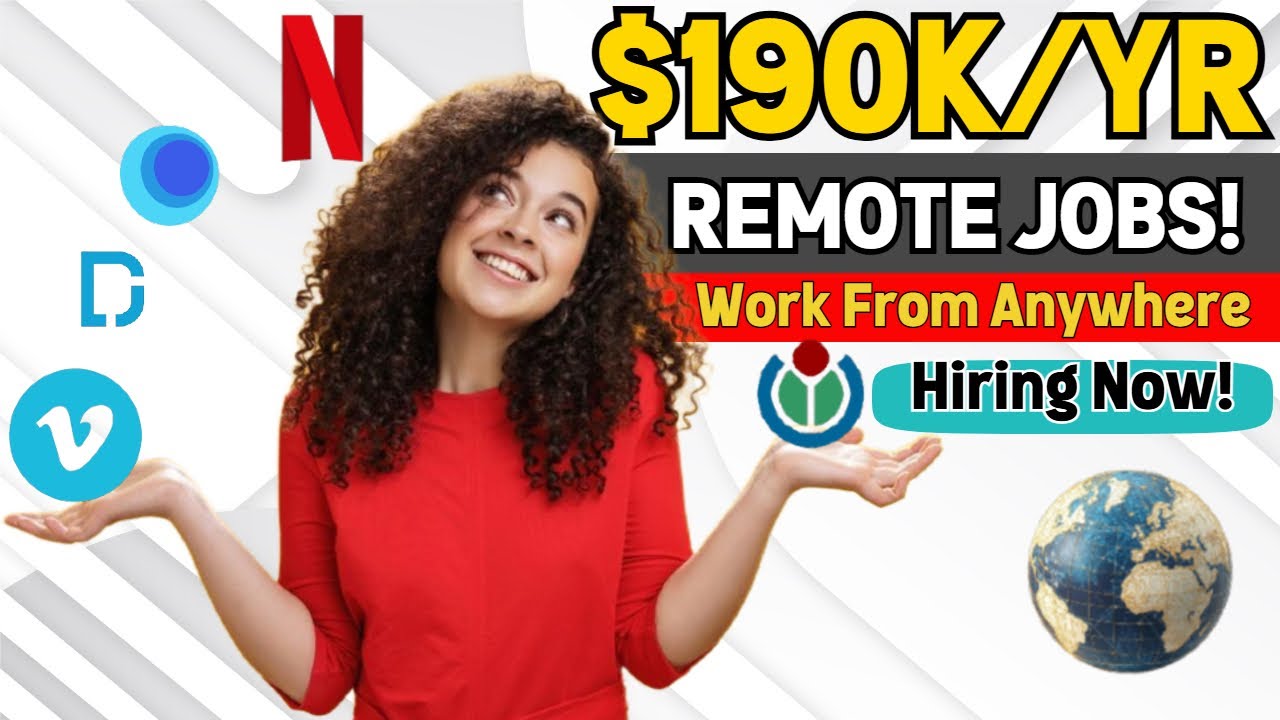 Top 5 Remote Jobs Hiring Now | Work From Home or Anywhere You Are ...