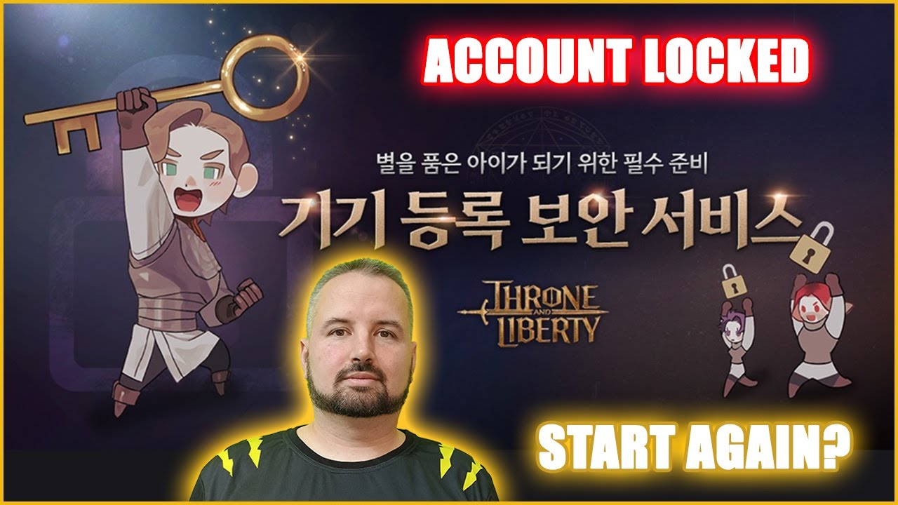 Account locked - Throne and Liberty Verification security service #mmo ...