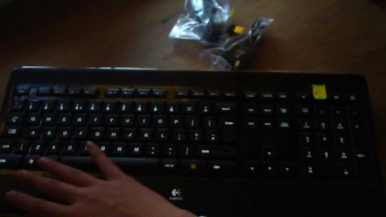 Logitech K800 Wireless Backlight Keyboard Unboxing and Review - YouTube