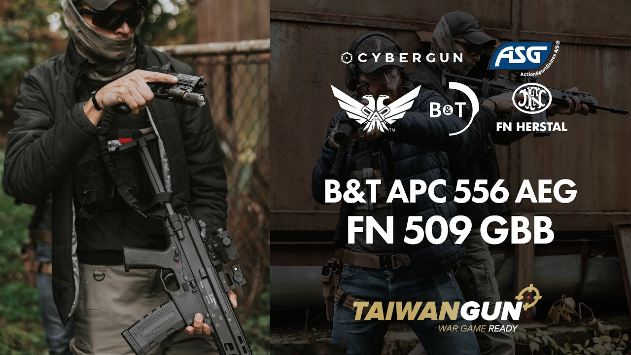 B&T APC556 AEG & FN509 GBB - Airsoft Replicas Presentation - YouTube