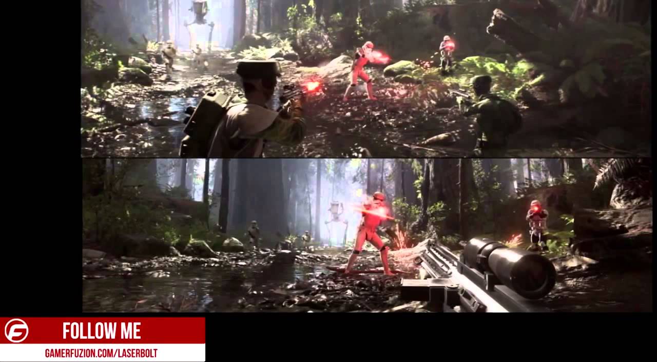 Star Wars Battlefront 1st person & 3rd Person View REVEALED - YouTube