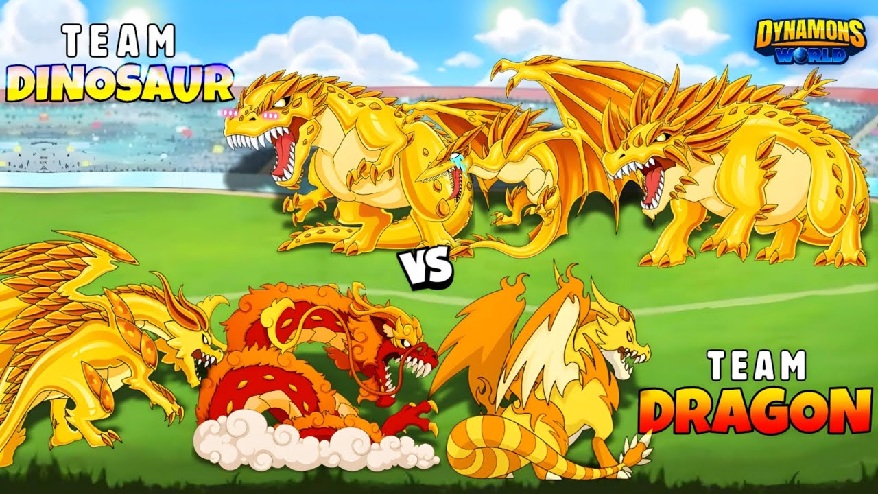 Dynamons World: Team Dragon vs. Team Dinosaurs 🔥 - YouTube