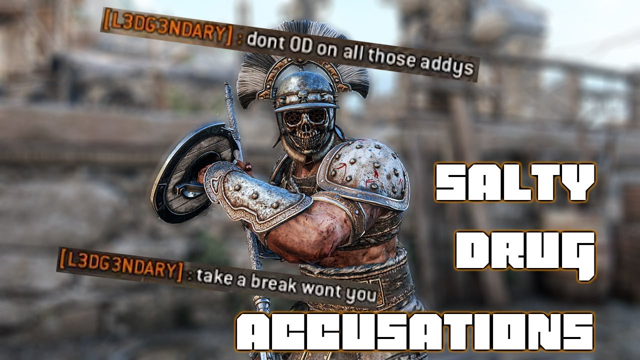 Salty Guy Accuses Me of Using Drugs | For Honor - YouTube