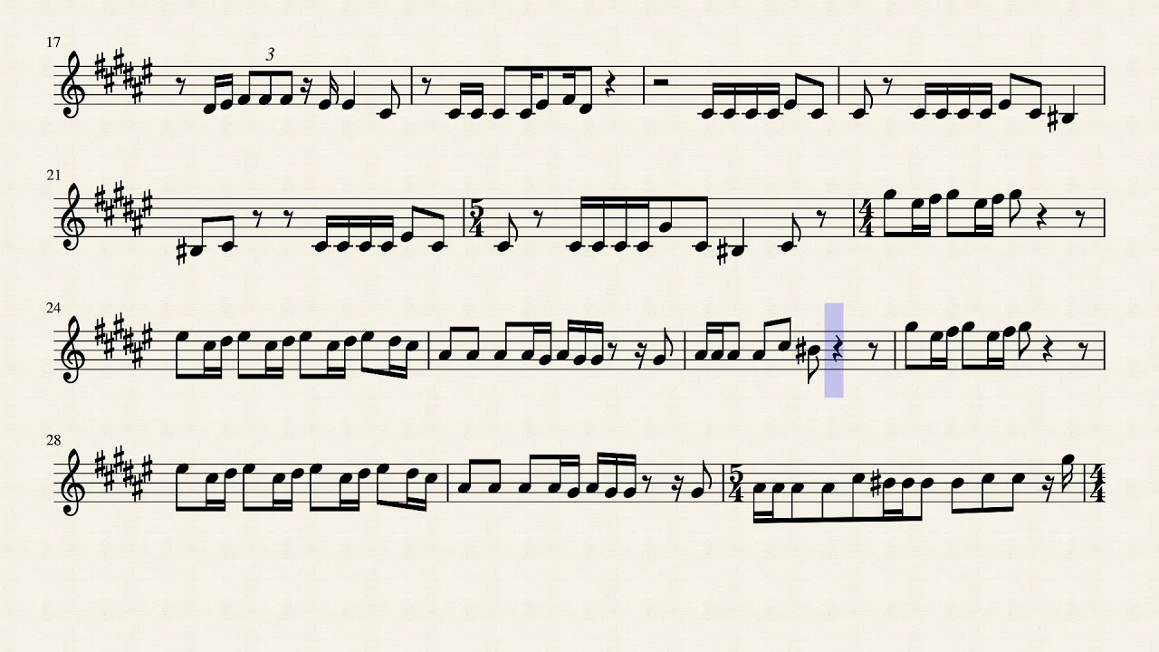 MEMORIES trumpet sheet music - YouTube