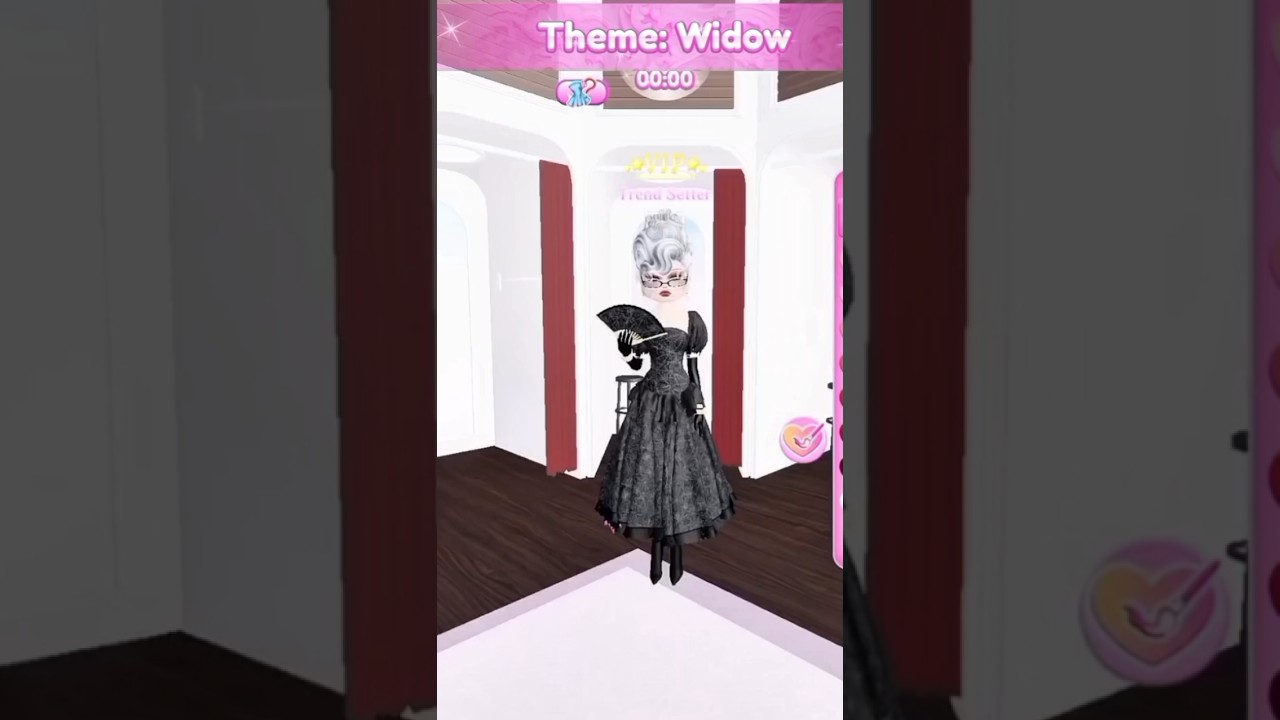 play a round of dress to impress-theme widow #roblox #robloxmemes # ...