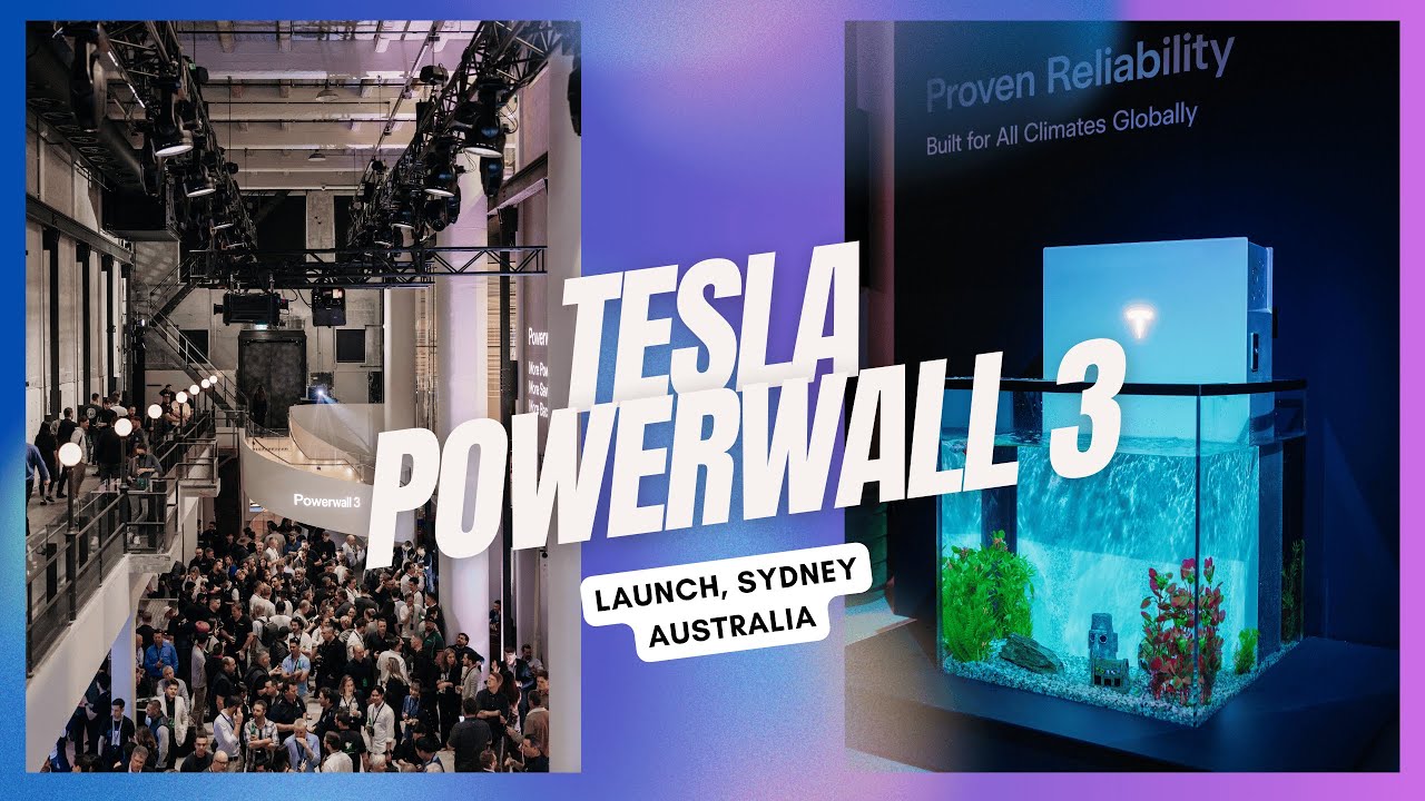 Tesla Powerwall 3 Australian Launch Event, Sydney 2024 - YouTube