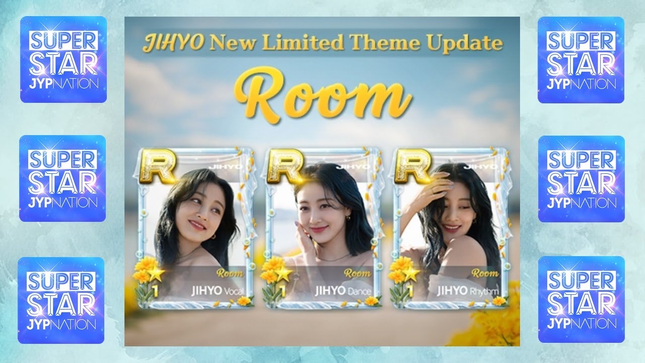 [SuperStar JYP] Jihyo Limited Theme "Room" [My 3rd limited] - YouTube