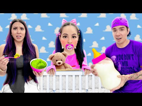 ME CONVIERTO EN BEBÉ POR 24 HORAS *Hice sufrir a todo el team* 👶🏻🍼 | Karla Bustillos