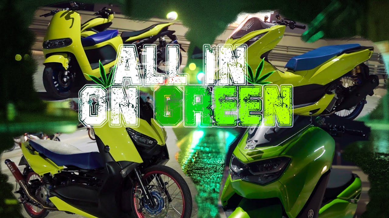 Smokin GREENS -- NMAX, XMAX, AEROX, PCX and EV BIKE - YouTube