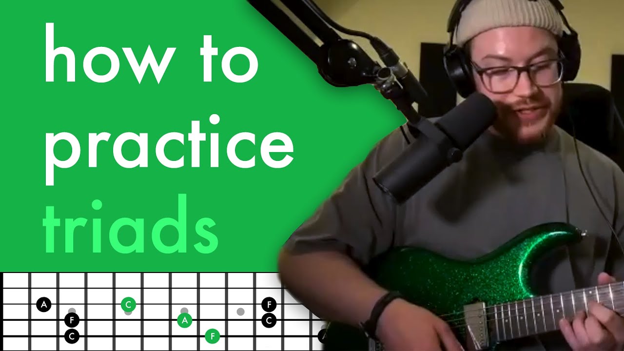How to practice triads - YouTube