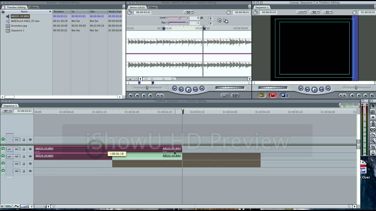 Final Cut Pro - Timeline Editing Audio Tutorial - YouTube