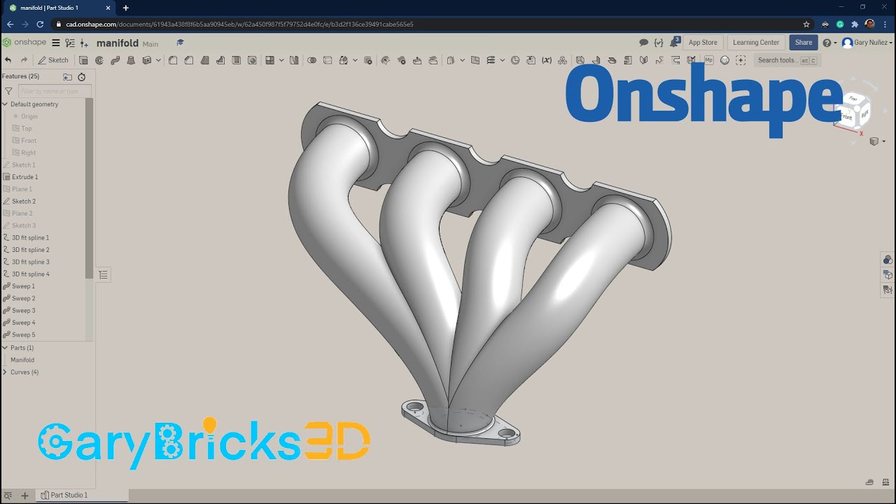 Onshape - Cómo realizar un manifold - Tutorial - YouTube