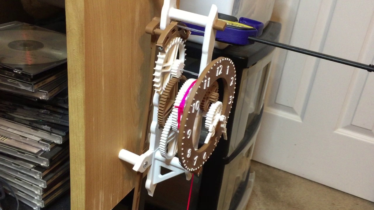 3D Printed Clock - YouTube