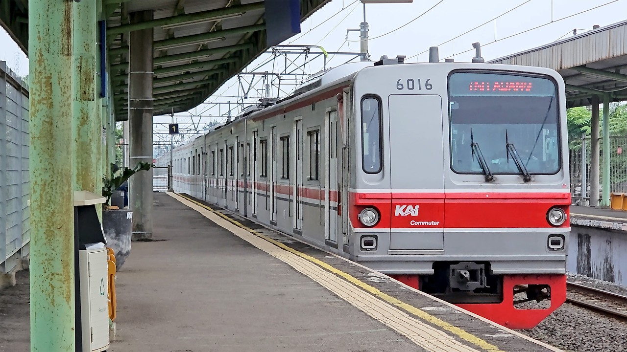 [4K] Stasiun Daru: Kompilasi Kereta JR 205, TM 6000 | KRL Commuter Line ...