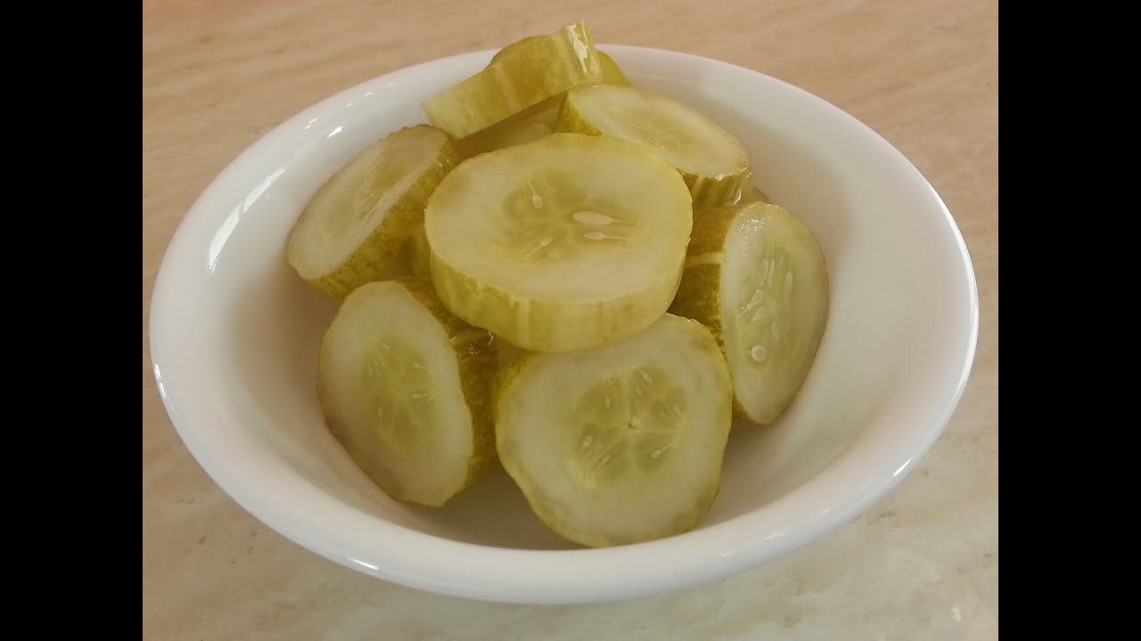 Picles doce de pepino - YouTube