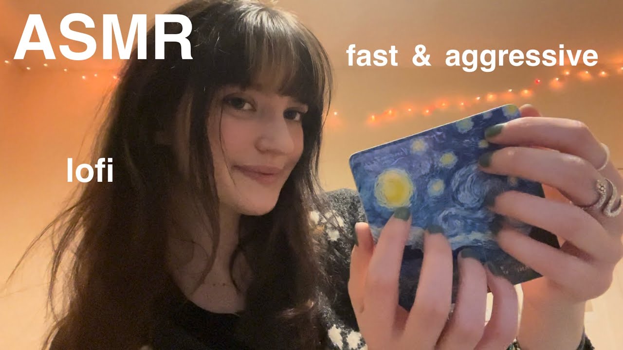 ASMR ~ Lofi Fast, Aggressive & Random Triggers! (Tapping, Scratching) - YouTube