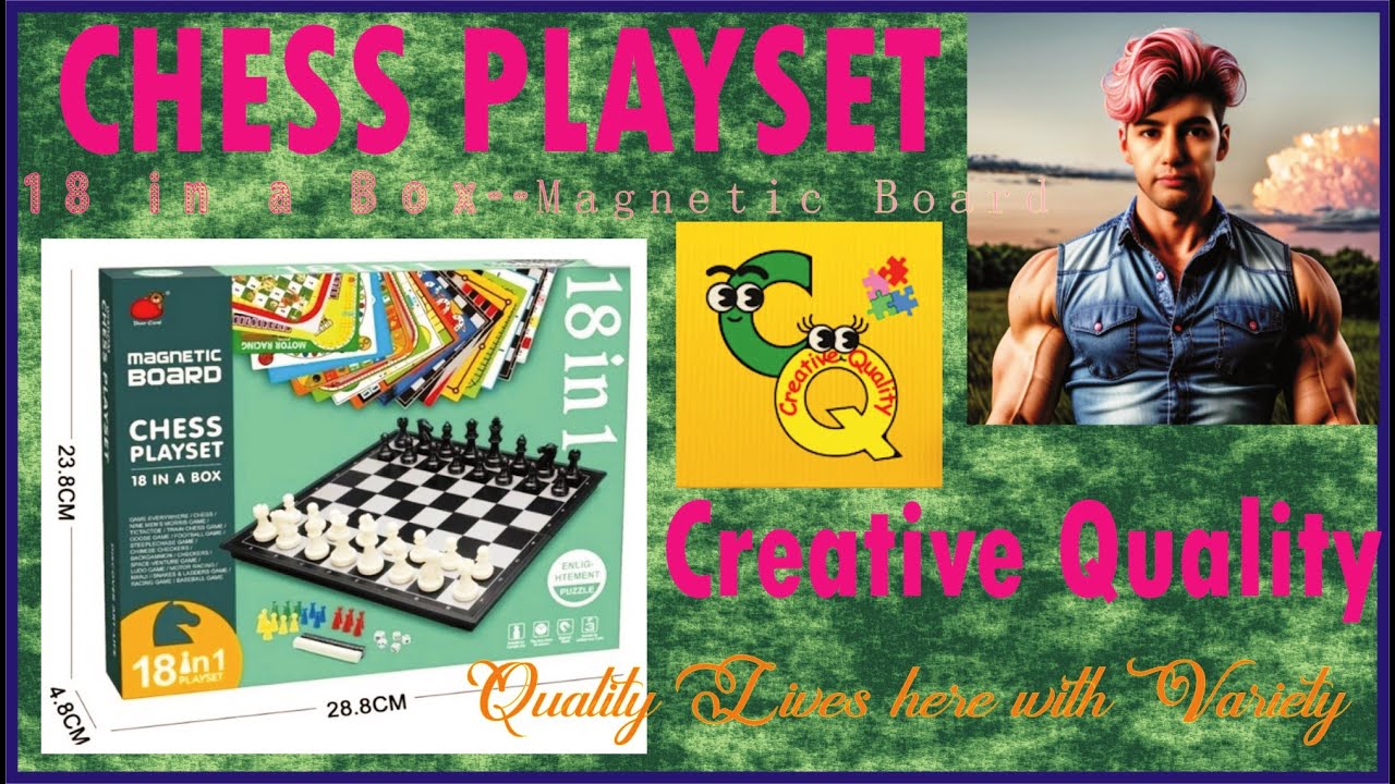 Best Game of Chess Play Set 18 in a Box Chess Set with Magnetic Board ...