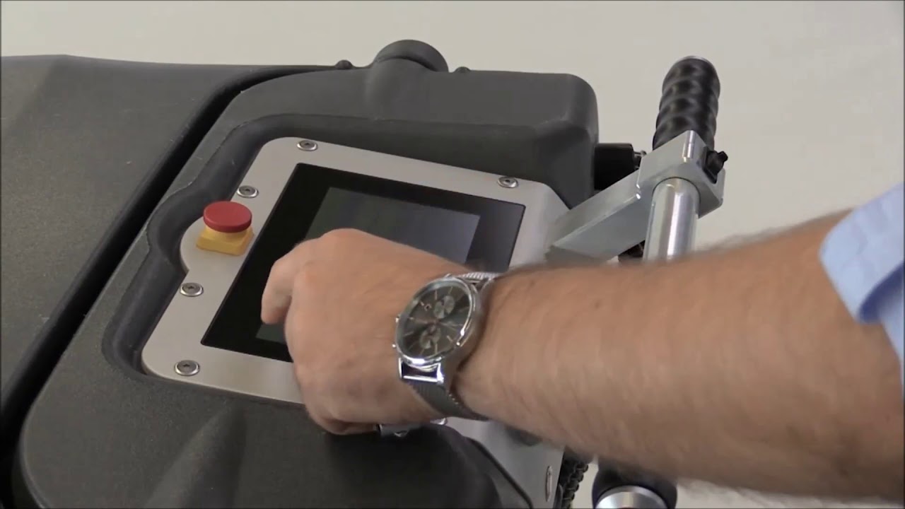 Adlatus the automated cleaning machine that reports. - YouTube