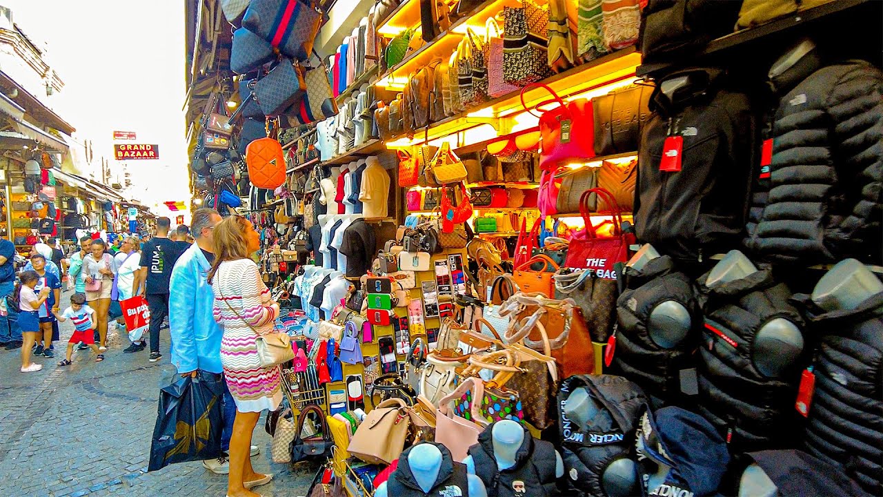 Istanbul Fake Market Around Grand Bazaar [4K60fps]- Summer 2023 - YouTube