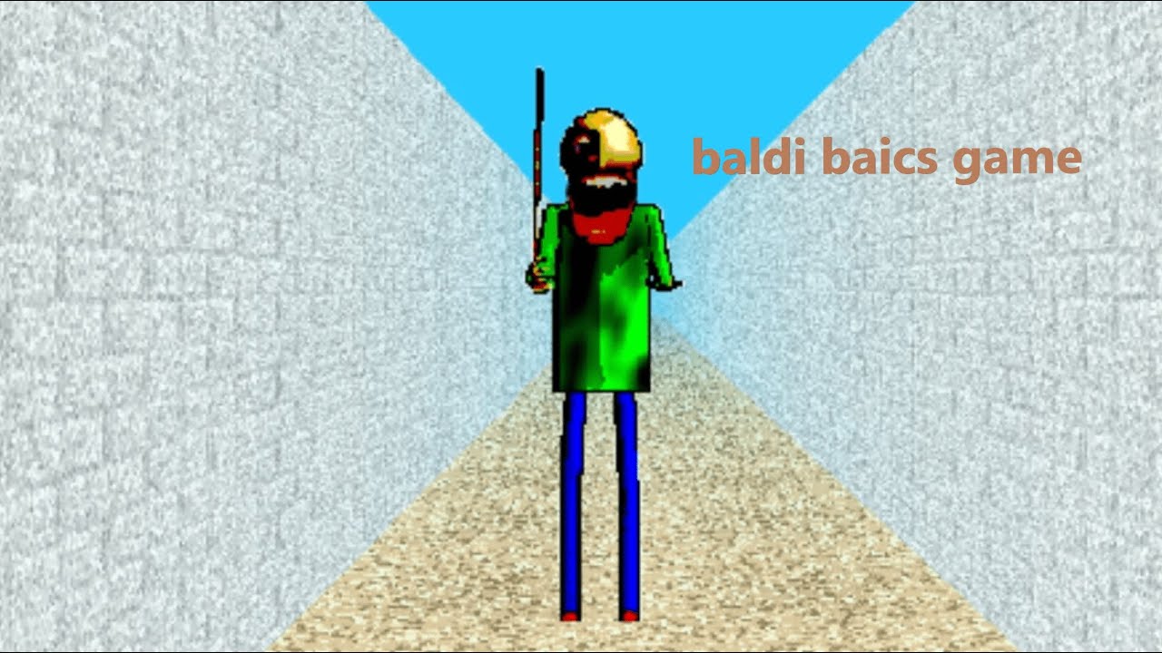 baldi baics game v1.0 free (baldi's basics mod) - YouTube