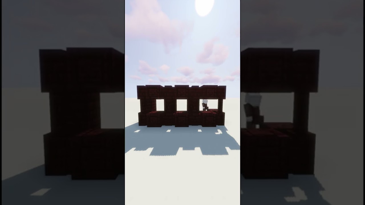 How to Build this SIMPLE Nether Wall | Minecraft 1.19 Wall Design | # ...