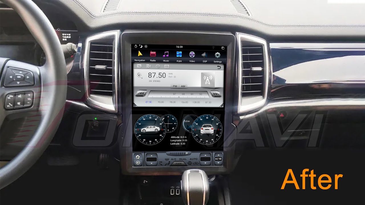 13inch Android Car Radio GPS Navigation for Ford Ranger 2016-2020 ...