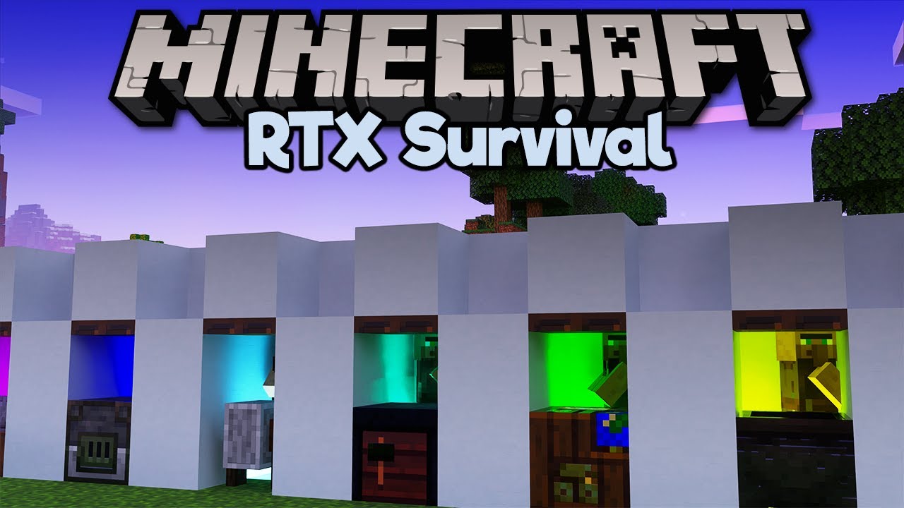 Villager Trading in Minecraft RTX! Minecraft RTX Survival S2 [Part 10 ...