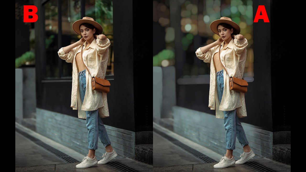 fake bokeh effect in photoshop 2022 - YouTube