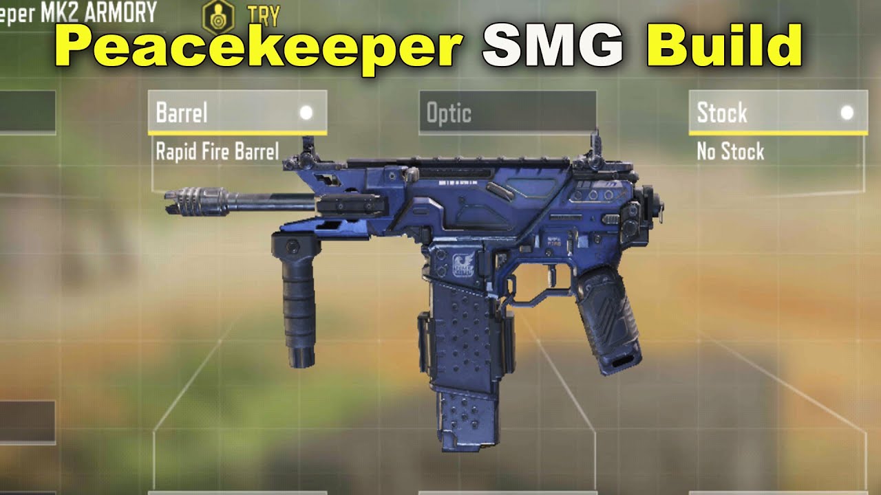 Peacekeeper SMG Gunsmith & Gameplay on Red Magic 6 in COD Mobile | Call ...