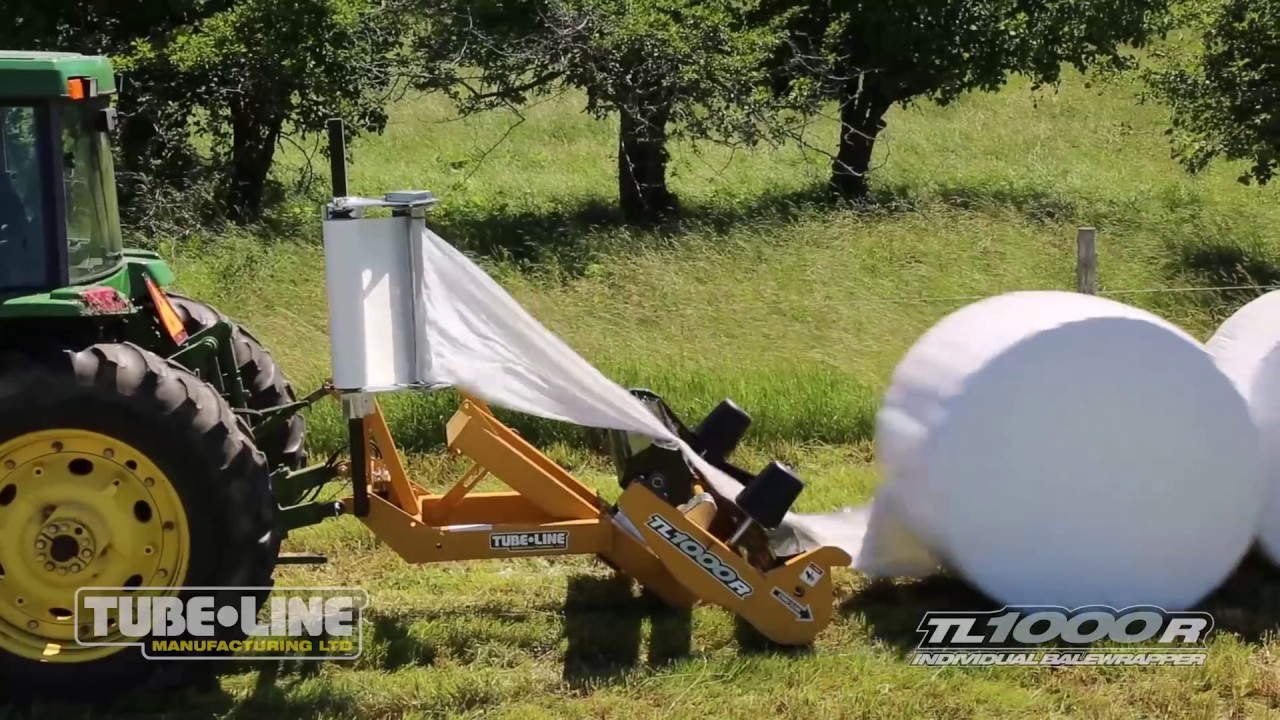 Tubeline Individual Balewrapper TL1000R - YouTube
