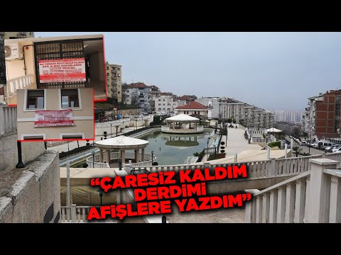 Bursa’da çaresiz kalan muhtar, derdini afişle anlattı