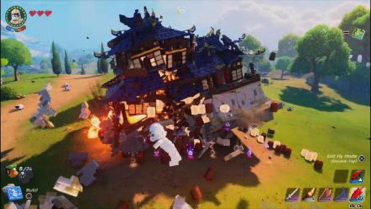 Building a Giant Temple and Filling it with TNT: Lego Fortnite - YouTube
