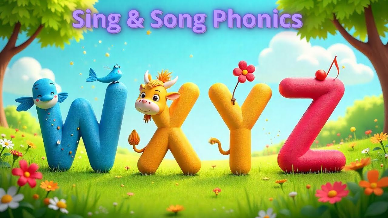 Phonics Songs: Learn to Read with Music (W, X, Y and Z) - YouTube