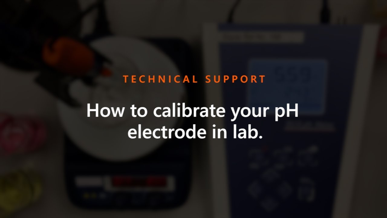 How to calibrate your electrode in lab - YouTube