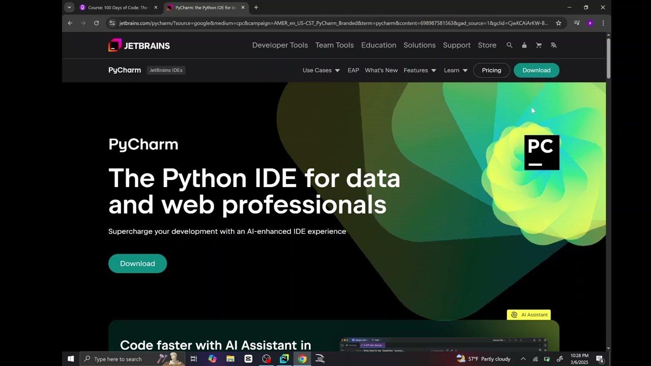 installing pyCharm - YouTube