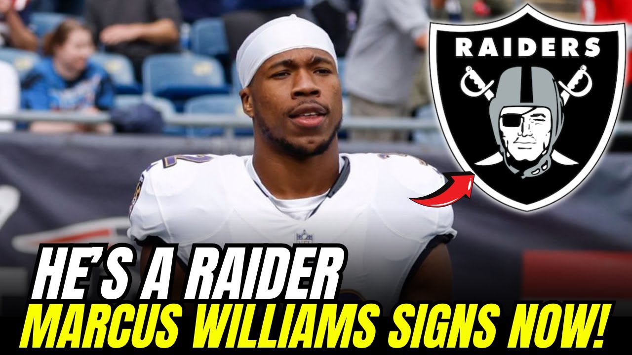 MARCUS WILLIAMS JOINS RAIDERS — FANS CELEBRATE HUGE DEFENSIVE MOVE ...