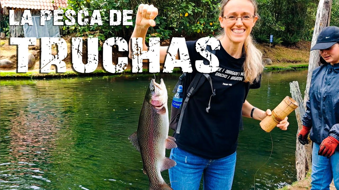PESCA de TRUCHAS- En selva Madre/ Cartago Costa Rica - YouTube