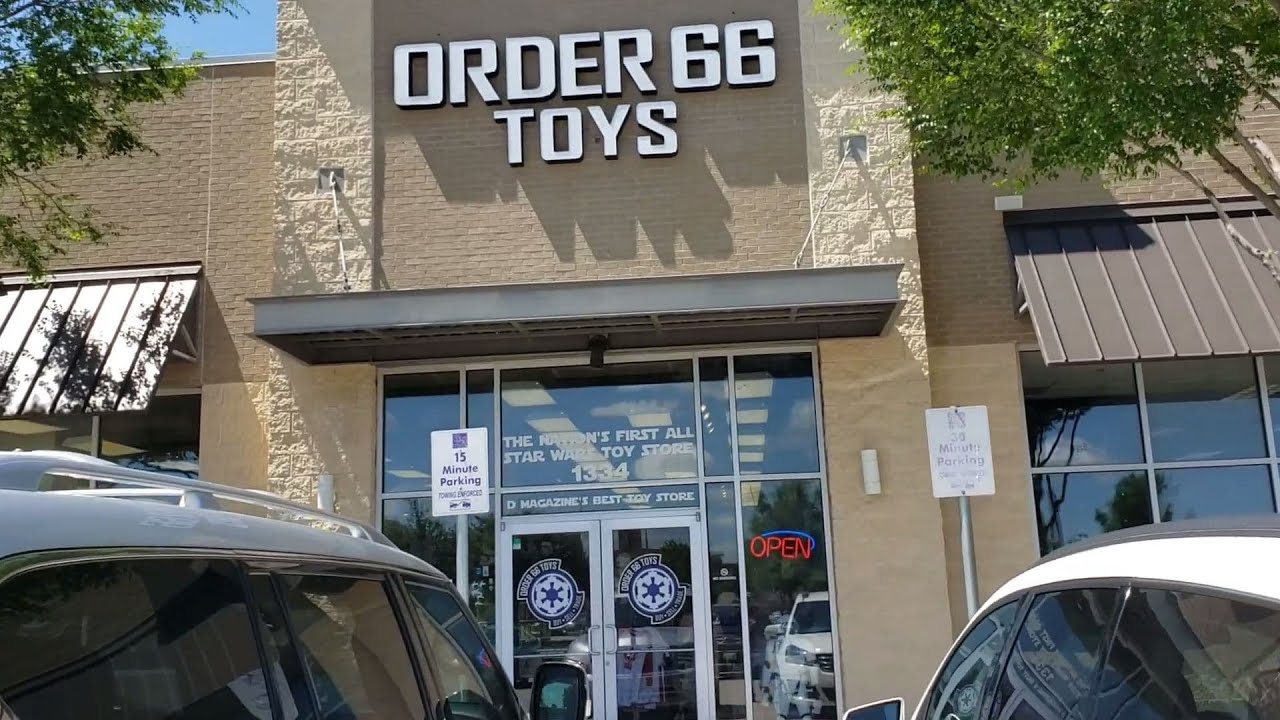 Hobby Shop Showcase: Dallas, Order 66 Toys - YouTube