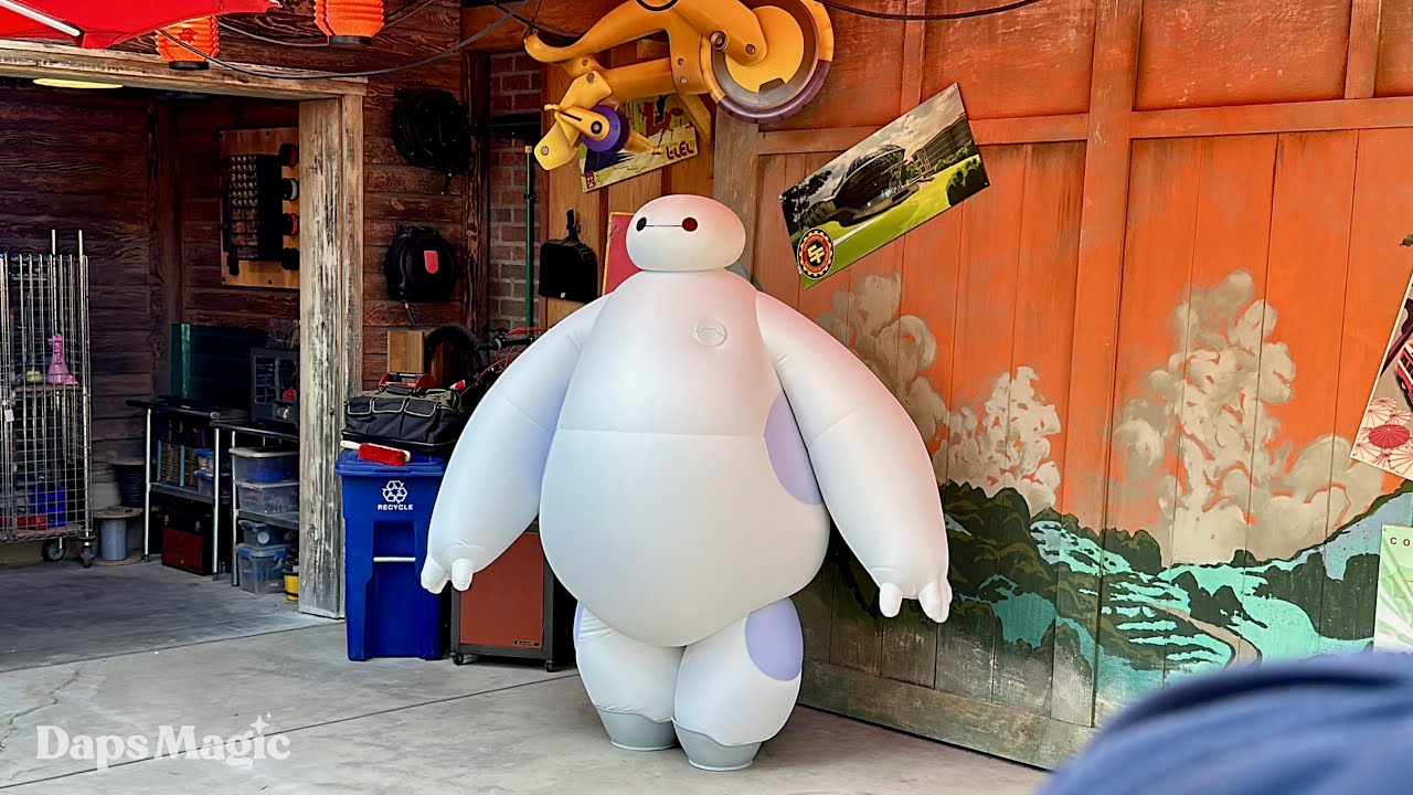 Baymax At Disney California Adventure's San Fransokyo Square On Opening ...