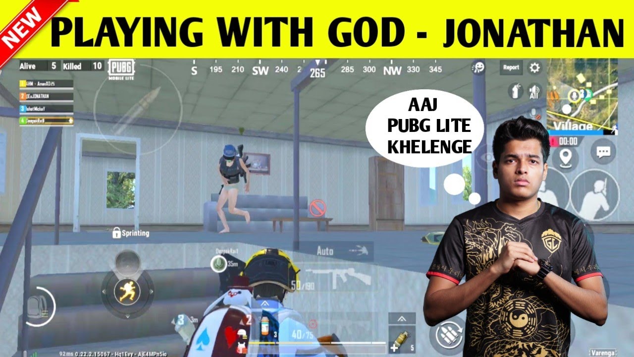 😱 Playing With Jonathan? | Pubg Mobile Lite Gameplay - GOD LIKE AMAN ...