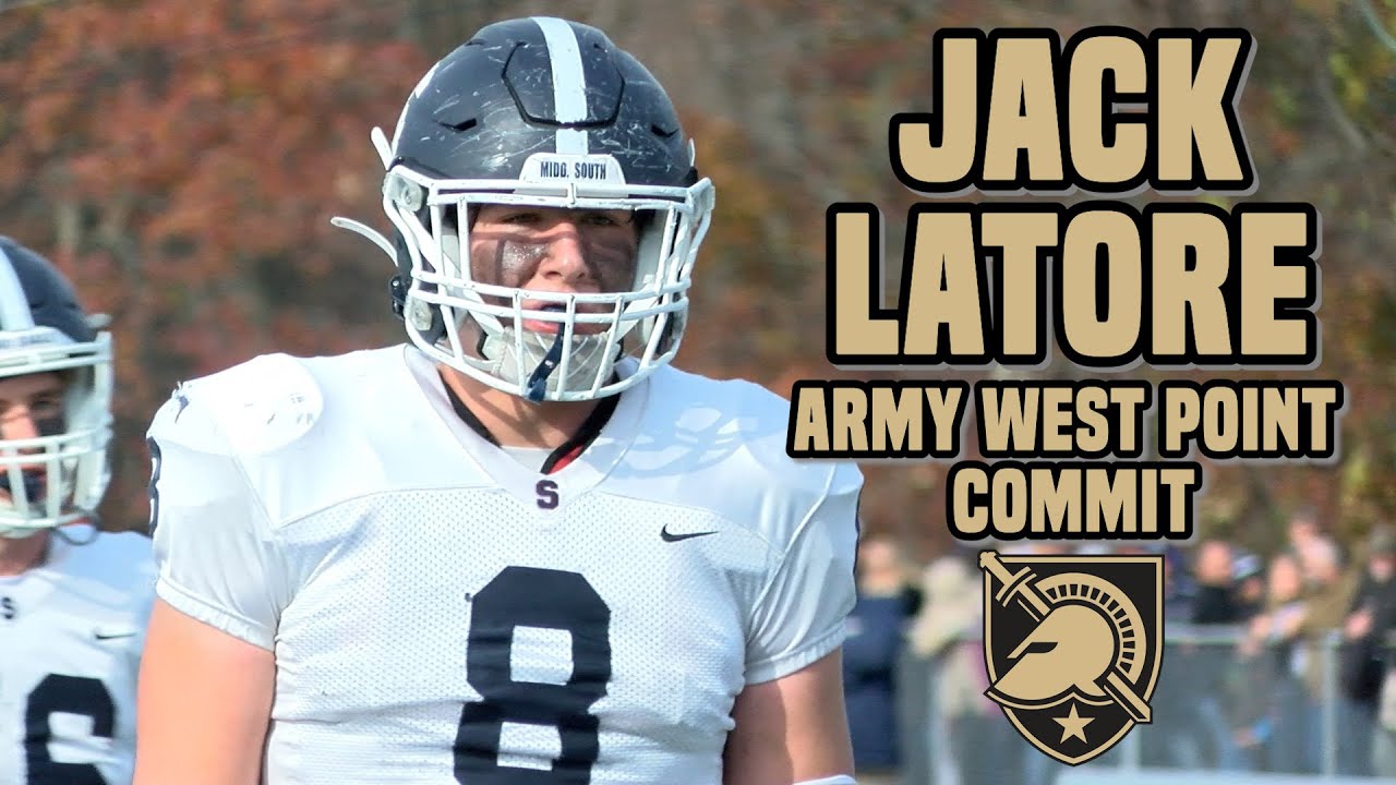 Jack Latore Commits to Army! | Senior Year Highlight Reel | Middletown ...