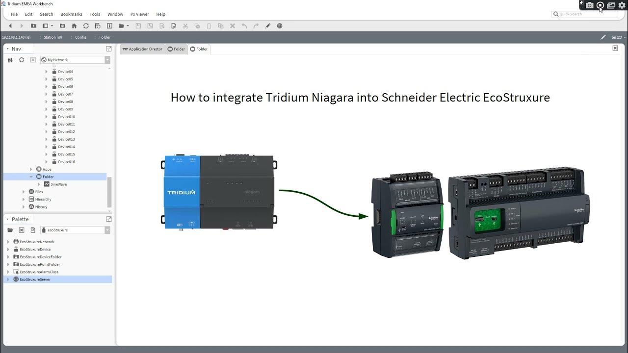 How to integrate Tridium Niagara into Schneider Electric EcoStruxure - YouTube